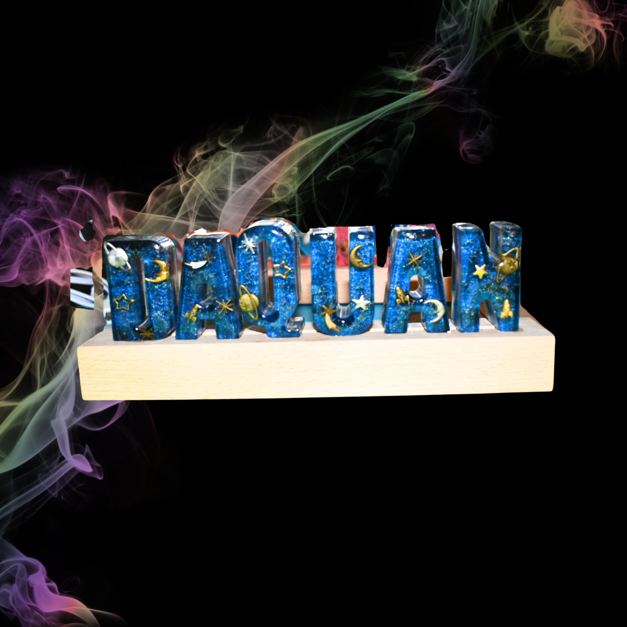 Custom Handmade Resin Name Signs - Etsy