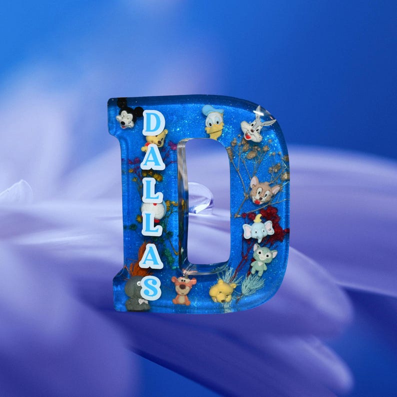 Large Resin Letters A-Z Names With Light - Etsy