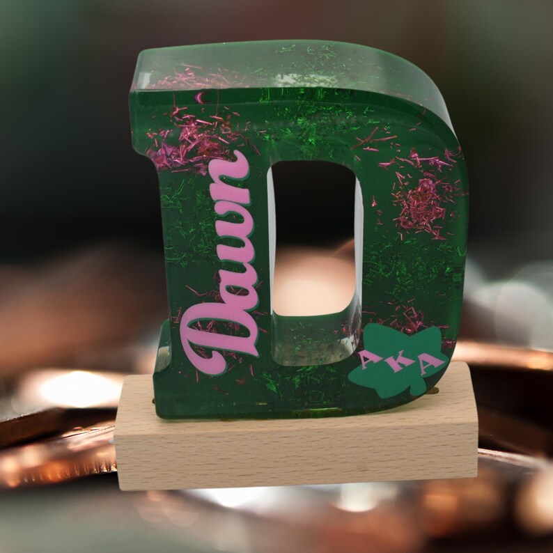 Large Resin Letters A-Z Names With Light - Etsy