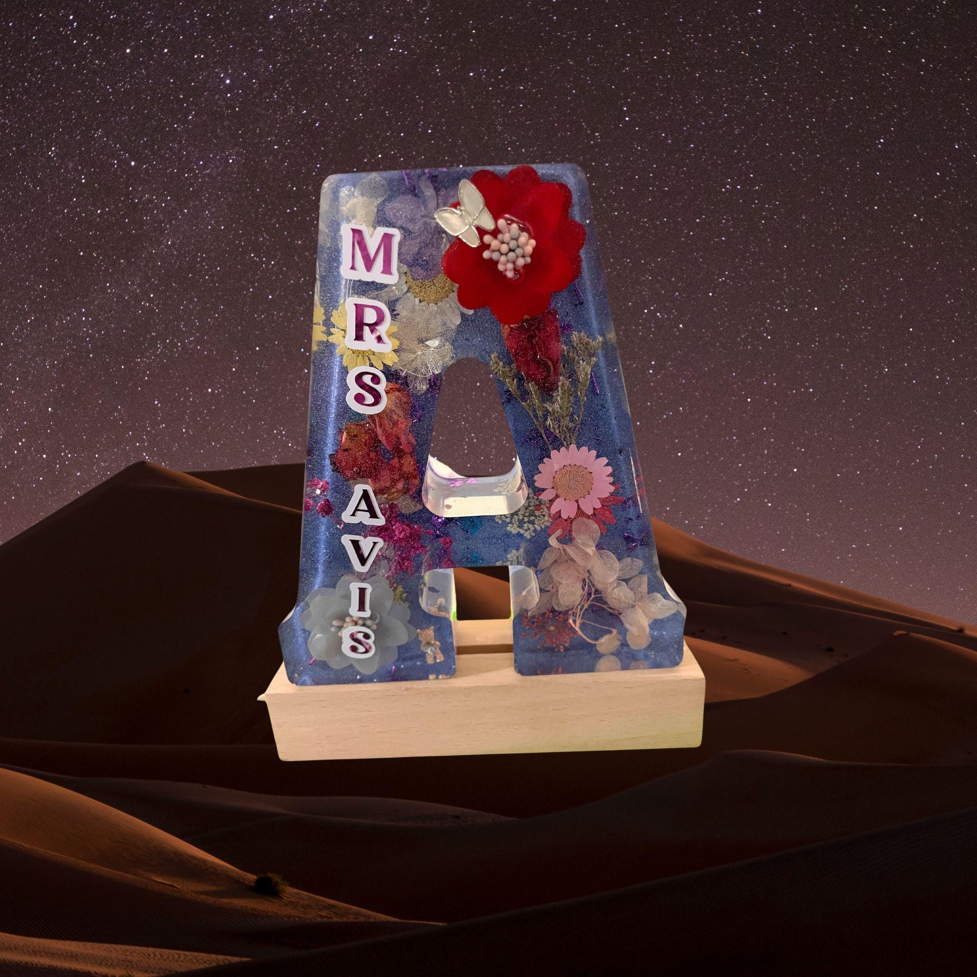 Large Resin Letters A-Z Names With Light - Etsy