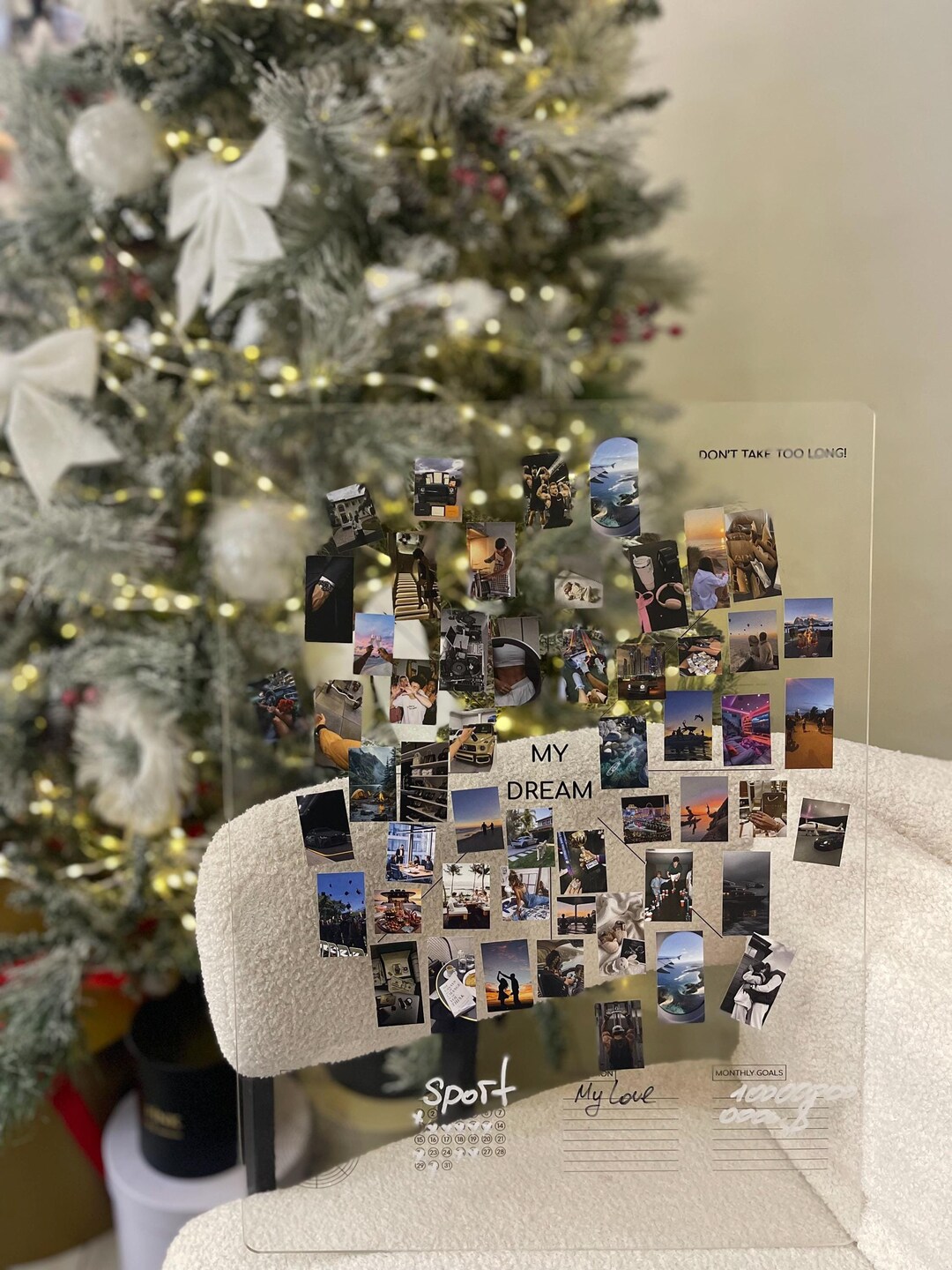 Acrylic Dream Board Gift Set for Women/men Manifestation Board for Goal ...