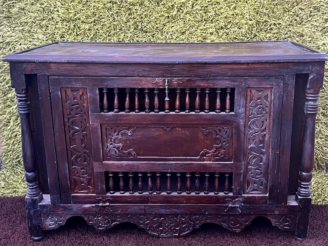 Moroccan Coffee Table Hand-carved, Moroccan Berber Table - Etsy