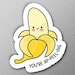 You're Ap-peel-ing, You're Appealing Cute Banana Sticker, Fruit Pun ...