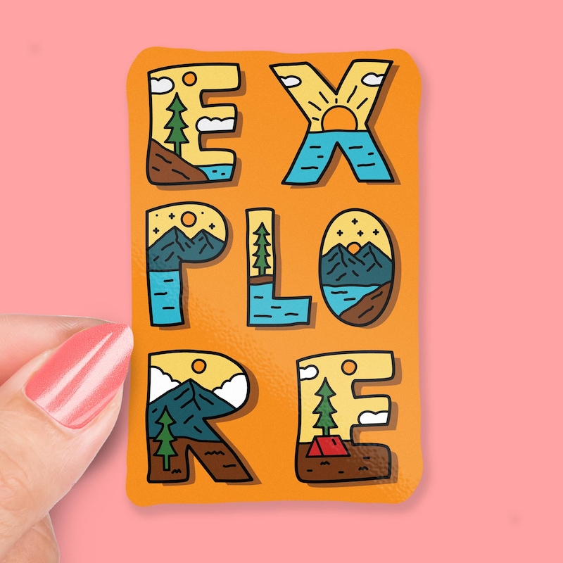 Adventure Sticker - Etsy