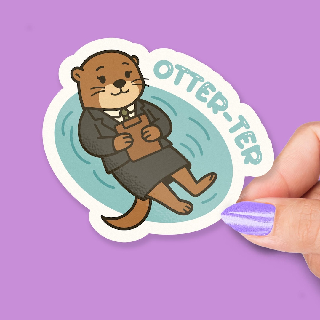 Otter-ter Auditor Otter Sticker for Accountants, Cpas, Bookkeepers ...