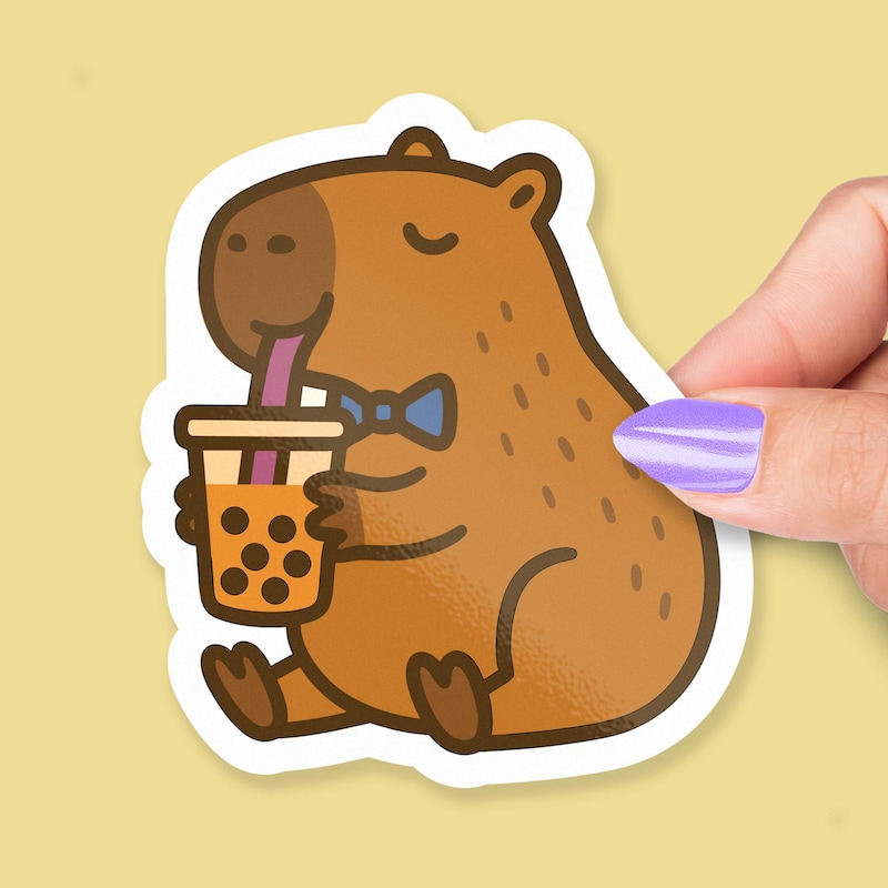Capybara Boba - Etsy