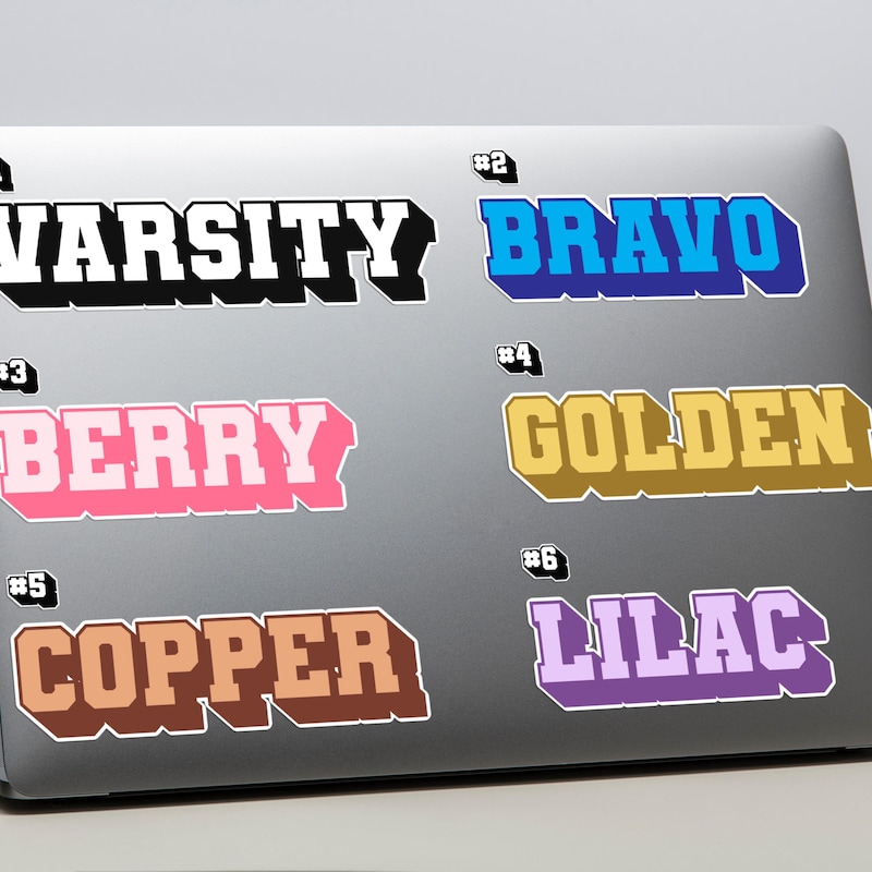Letter Decal Laptop - Etsy
