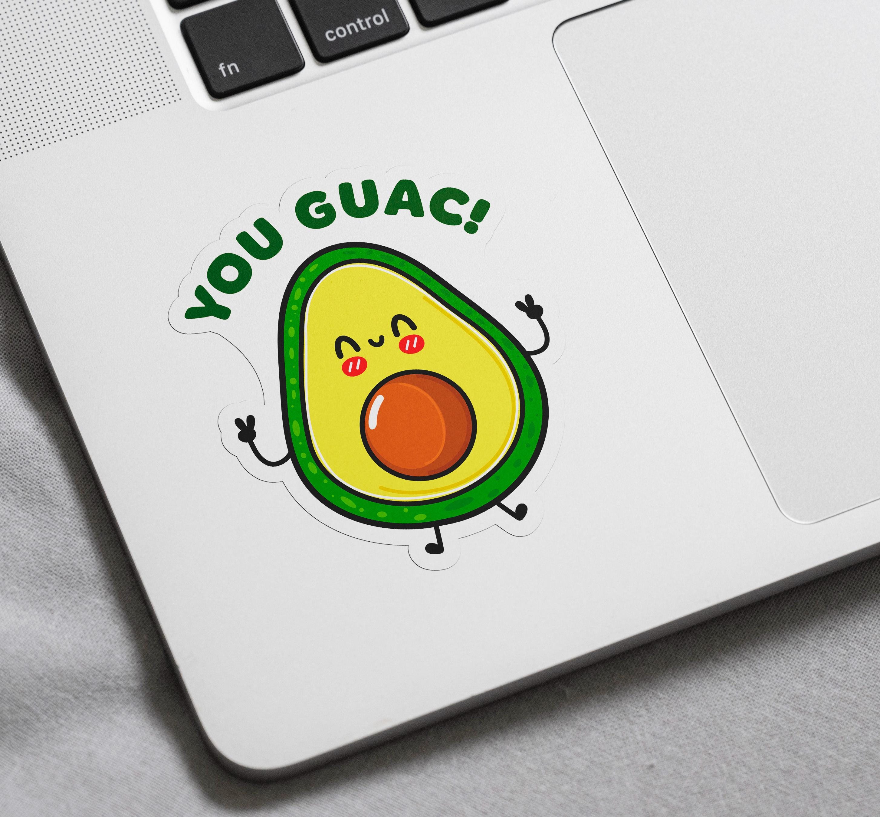 You Guac Sticker (you Rock Pun), Cute Avocado Love Pun, Funny Food ...
