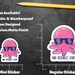 Ink-credible Job! Sticker, Cute Octopus Pun, Funny Work Compliment ...