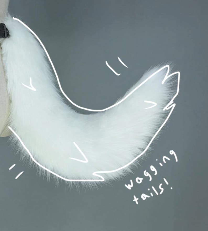 XL Wagging Tails, Customizable Color (23inch) - Etsy