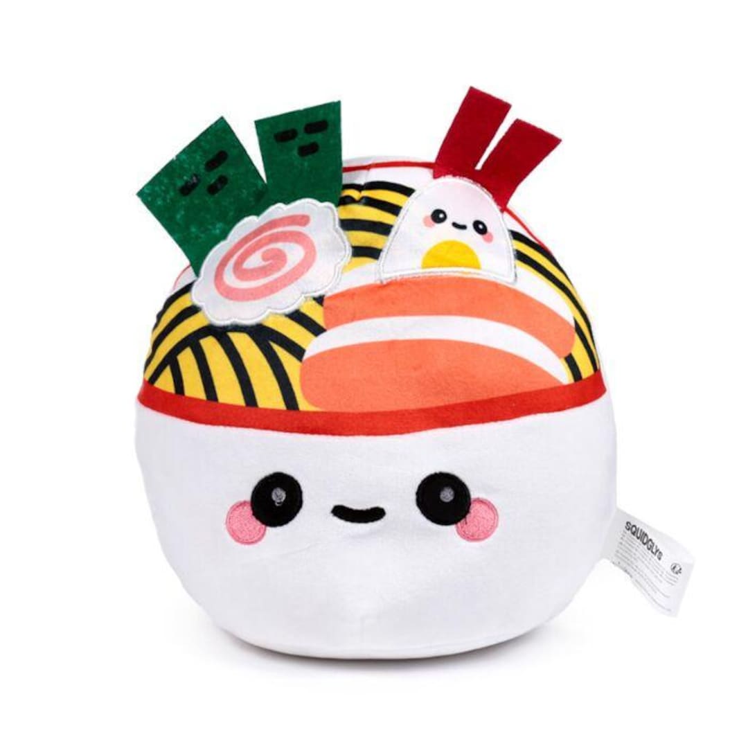 Squidglys Foodiemals Nori the Ramen Ultra Soft Squishy Plush Toy | Cozy ...