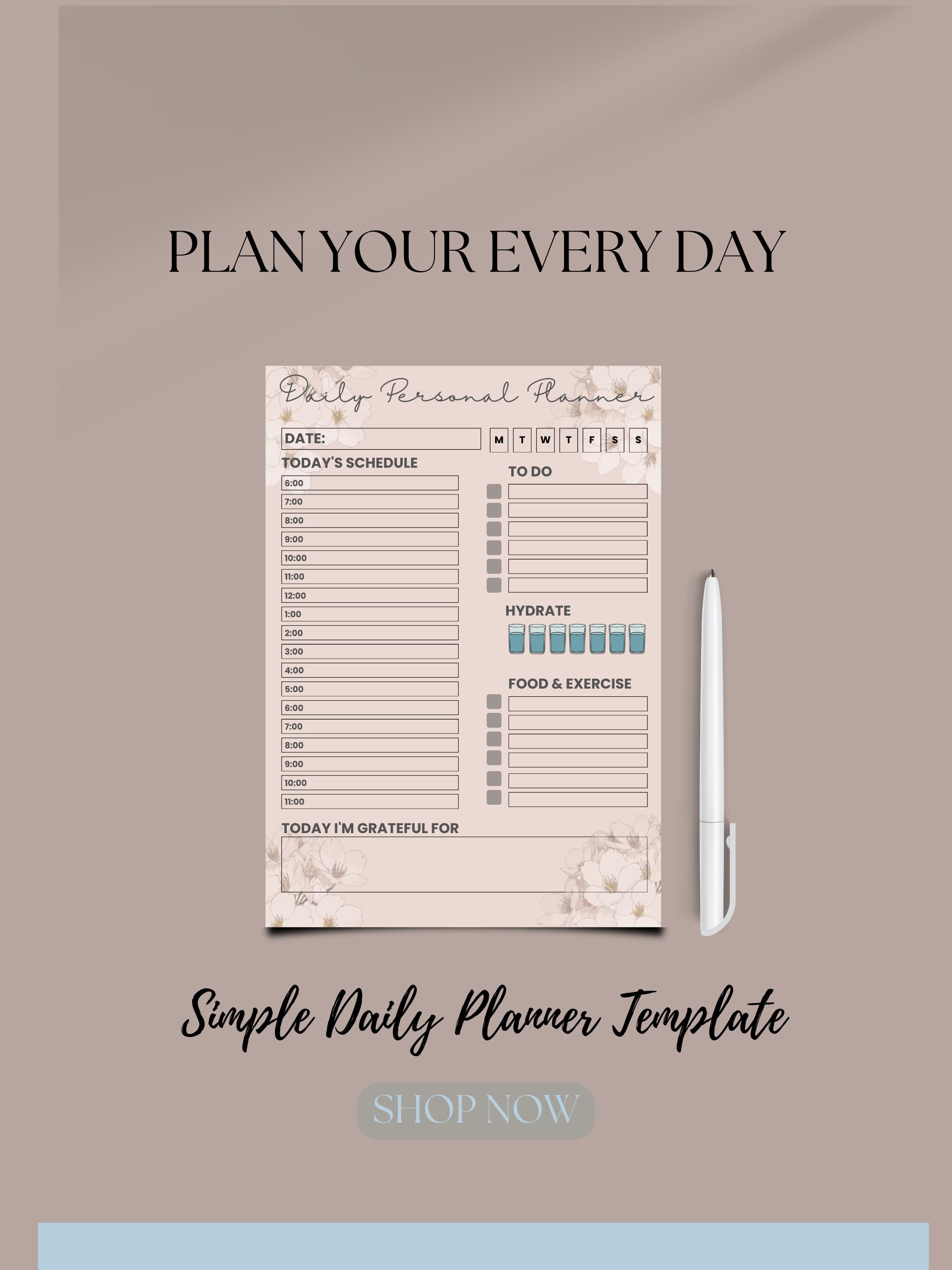 Daily Planner | Daily 2025 Planner | ADHD Daily Planner | ADHD Planner ...