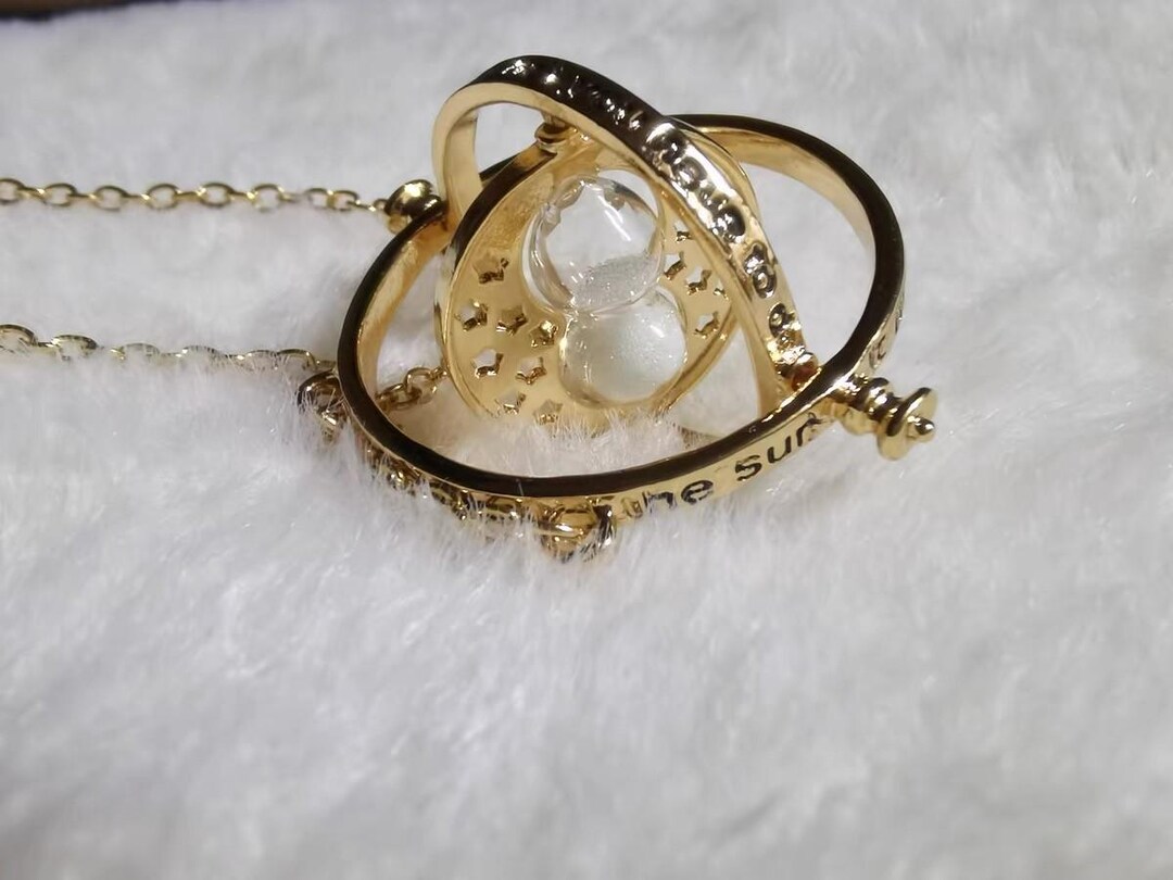 Time Turner Pendant, Time Turner Necklace HP Inspired, Turner Time ...