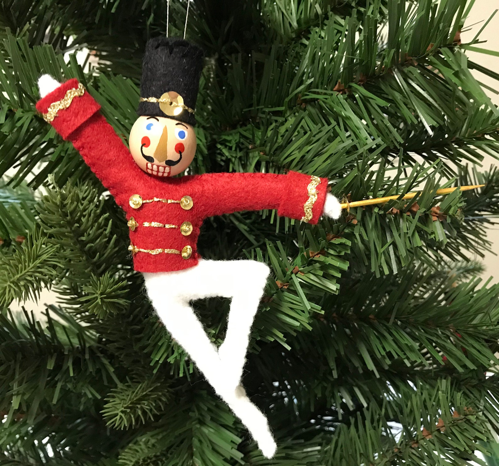 Nutcracker Felt Ornament Pattern - Etsy