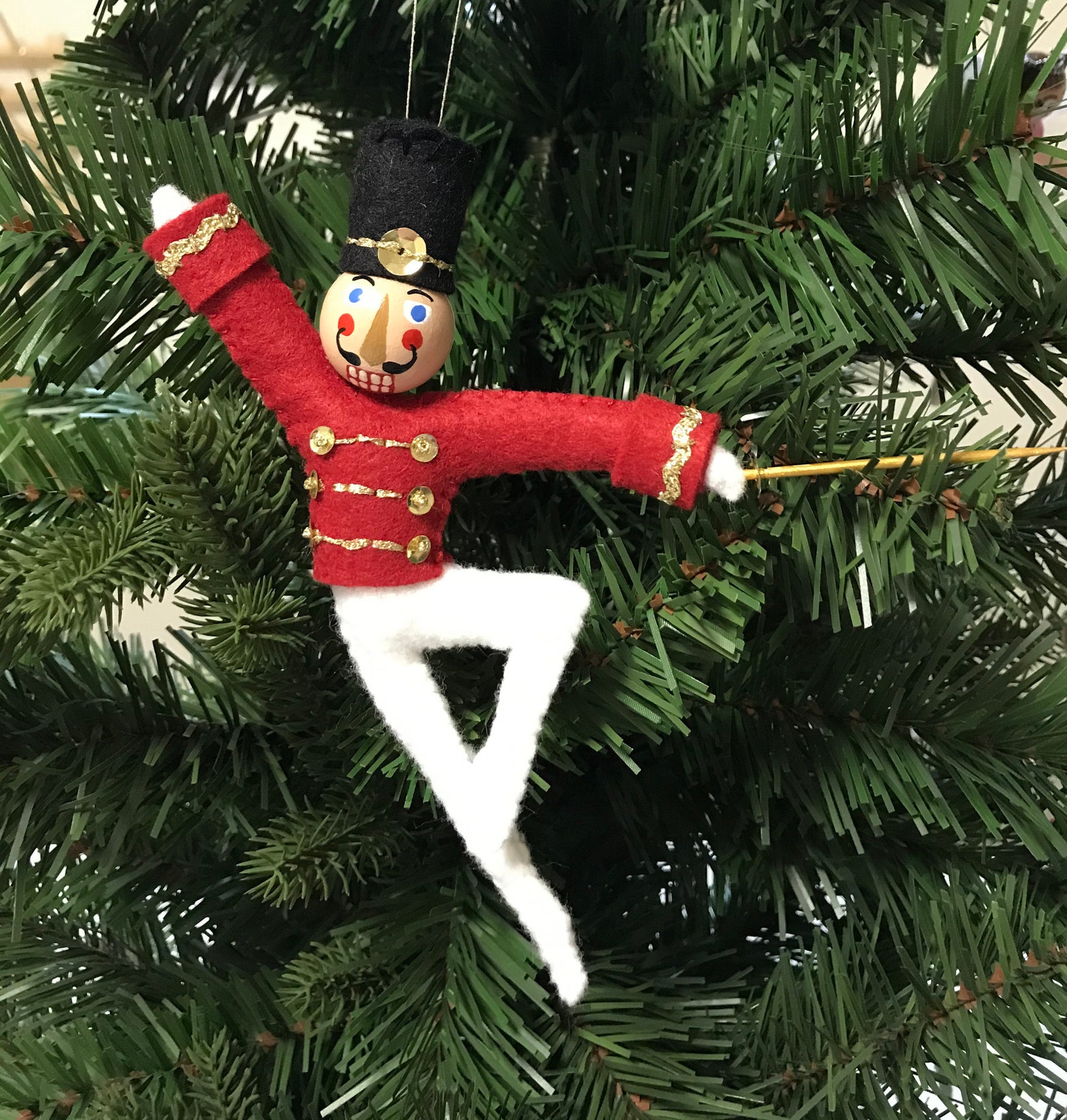 Nutcracker Felt Ornament Pattern - Etsy