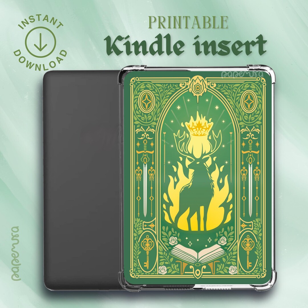 Kindle Insert – Vintage Book Cover Style for E-reader | Fantasy ...