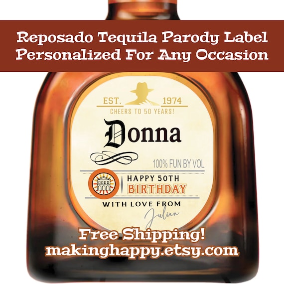 Tequila Label Custom