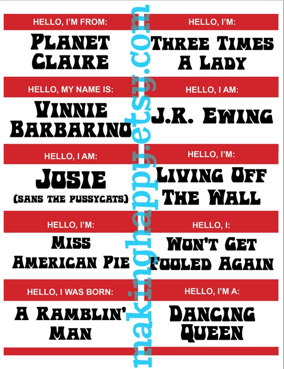 Retro Party Names Retro Birthday Flyer Template In Word, Publisher,