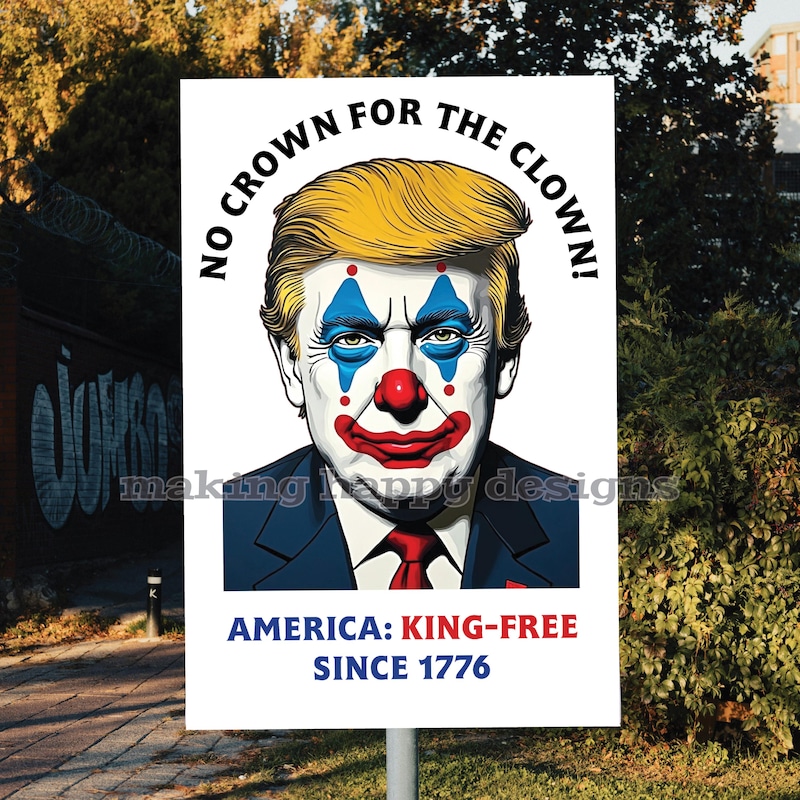 Democracy Protest Sign - Etsy