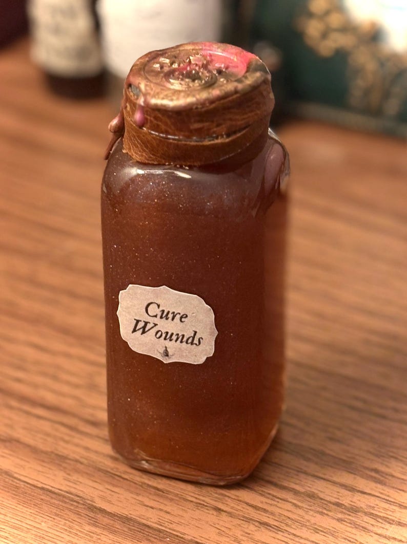 Cure Wounds DND Dice Roller Potion - Etsy