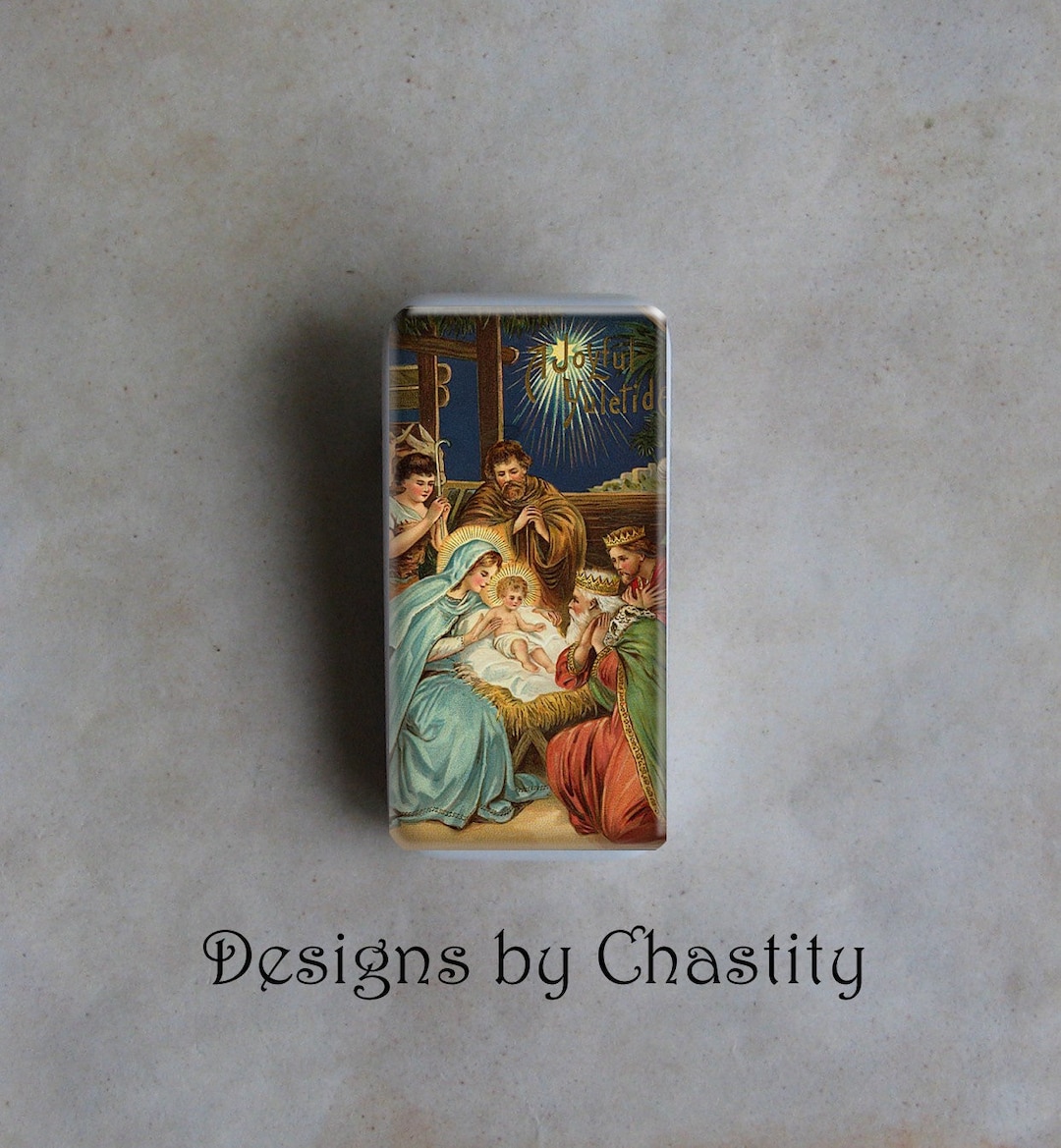 Nativity Christmas Brooch - Pin - Etsy
