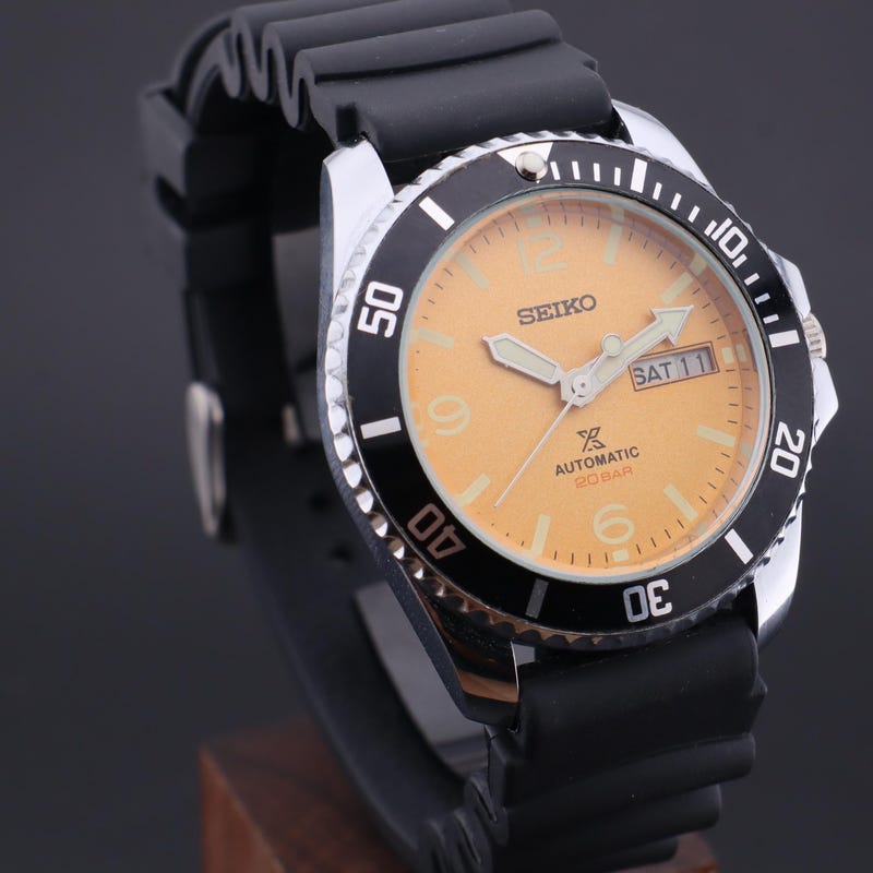 Diver Quartz Seiko Watch - Etsy