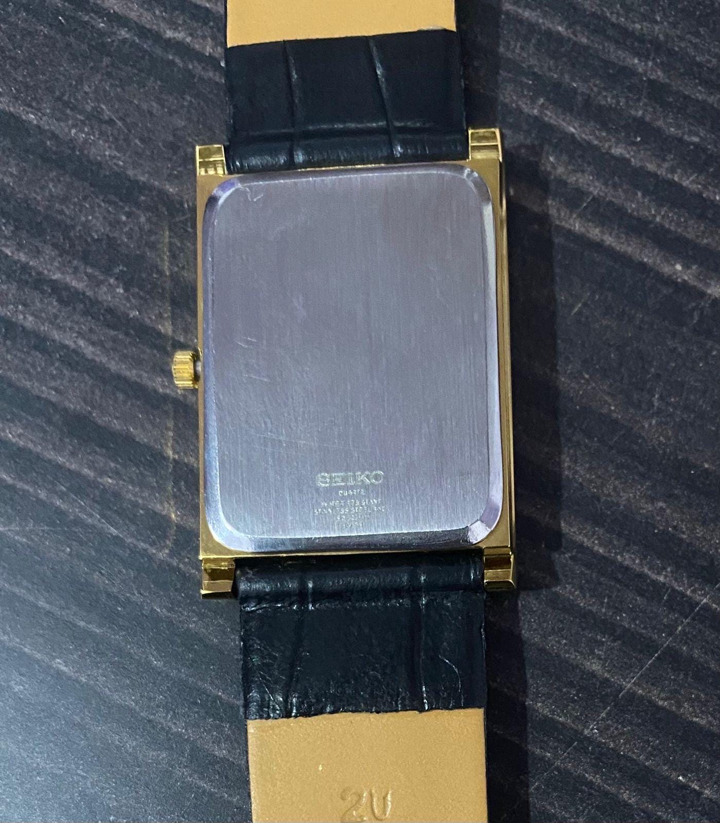 Vintage Seiko Slim Quartz Gentlemen's Wrist Watch - FREE SHIPPING - Etsy