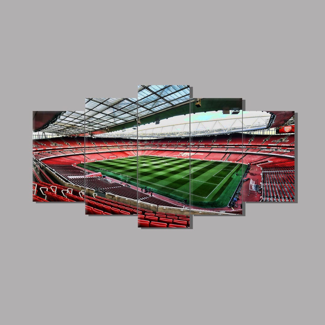Arsenal Stadium Canvas, Emirate Stadium Wall Art, Gift for Football Fan ...