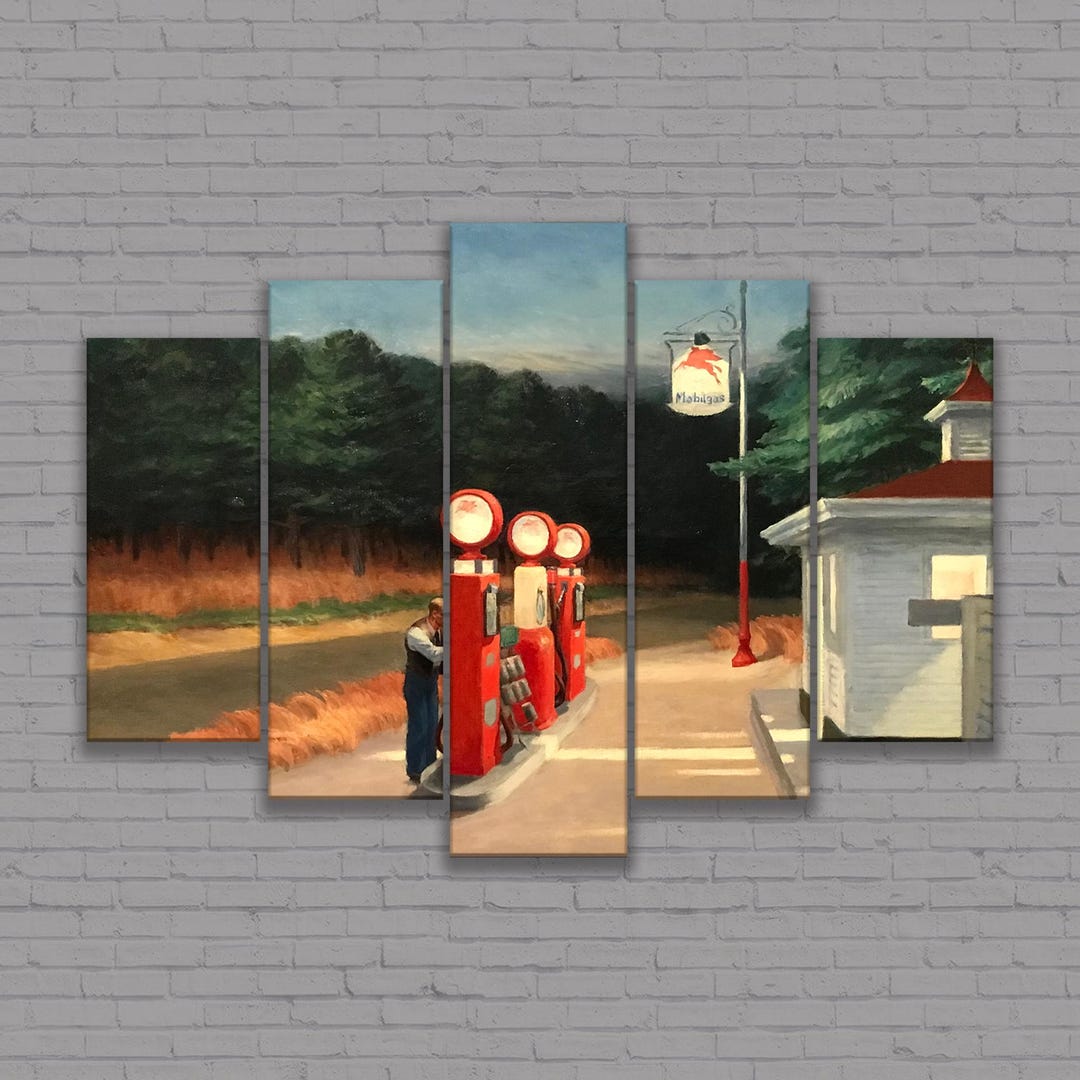 Edward Hopper Gas Station, Edward Hopper Canvas Printing, Edward Hopper ...