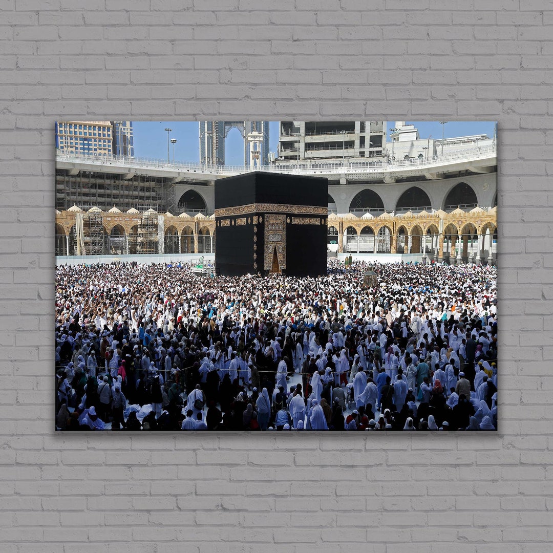 Kaaba Ready to Hang Canvas,kaaba, Wall Art,kaaba Wall Art, Kaaba Prints ...