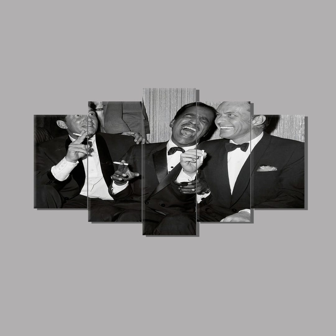 The Rat Pack Wall Art, the Rat Pack Canvas, Frank Sinatra Poster, the ...