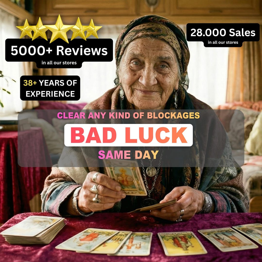 Remove Blockages, Bad Luck, Negative Energy Spell Casting (same Day) - Etsy