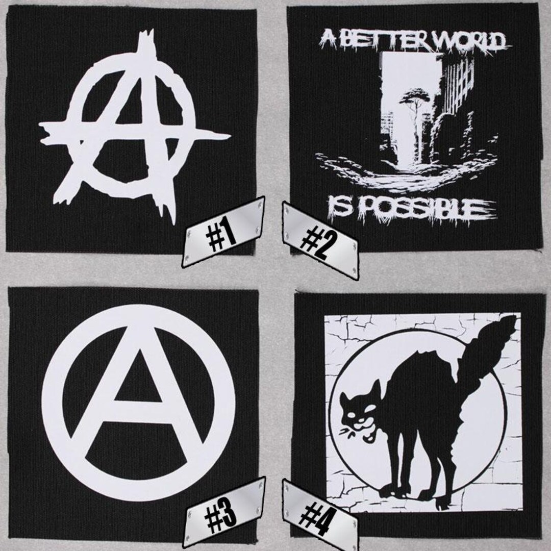Punk Activism Patch DIY Thrash Metal Crust Doom Pop Punk Ska Canvas Sew ...