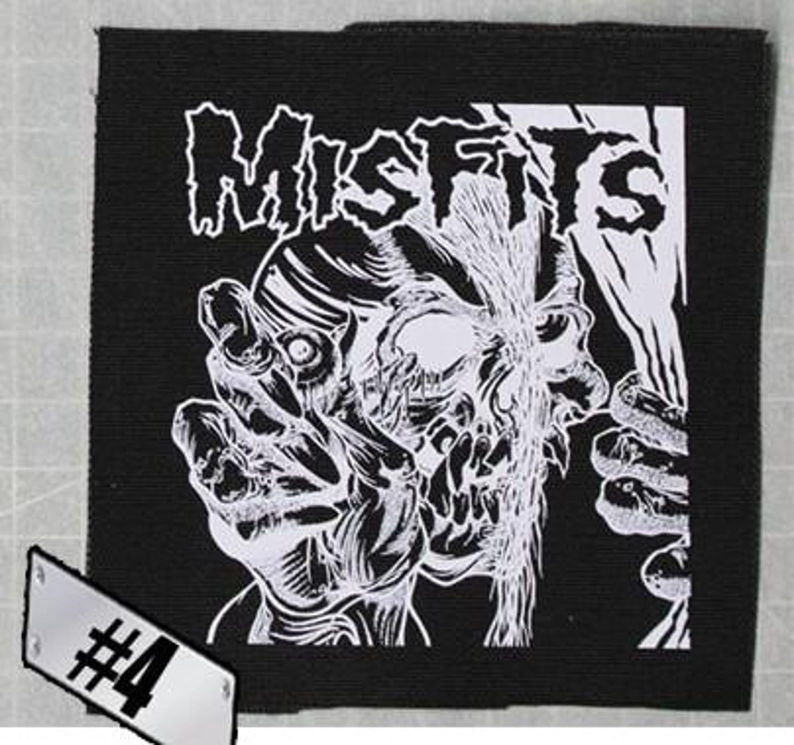 Punk Patch DIY Metal Crust Ska Doom Canvas Sew-on Patch for Battle Vest ...