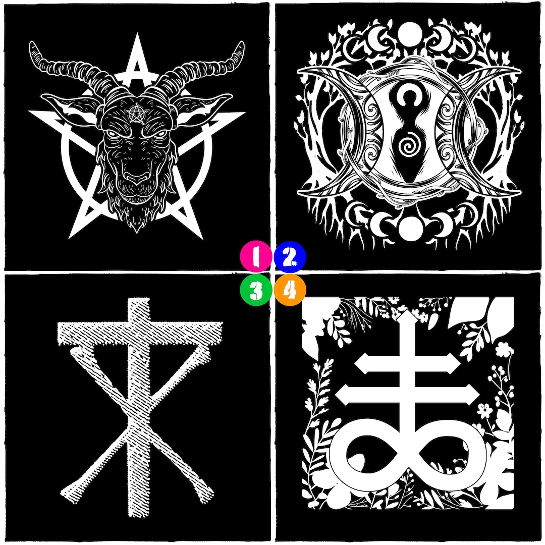 Punk Patch DIY Pagan Witchcraft Esoteric Occult Thrash Metal Crust Doom ...