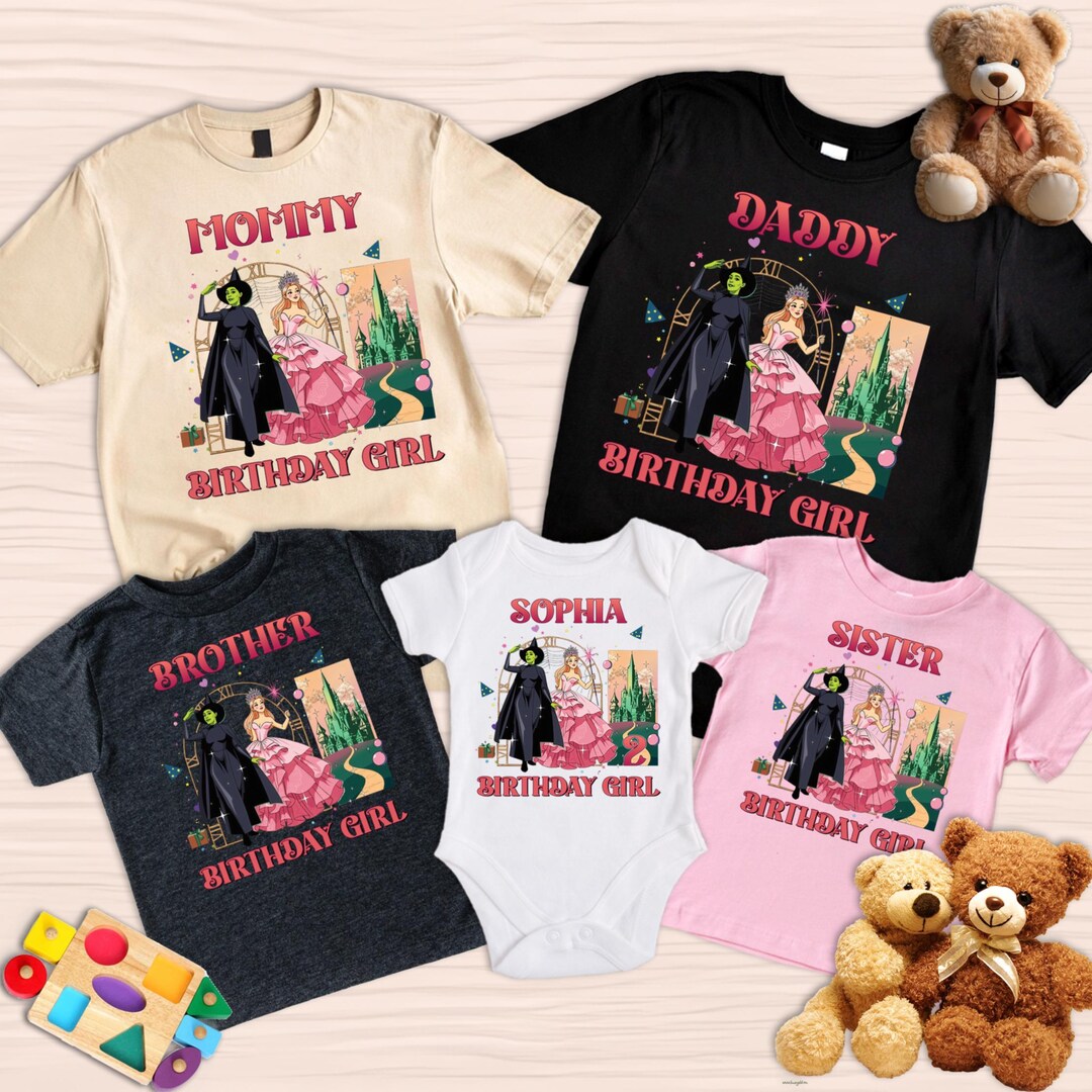 Custom Wicked Family Shirt File, Wicked Musical Movie Fan PNG, Together ...
