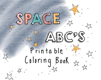 Space Abc Printable - Etsy