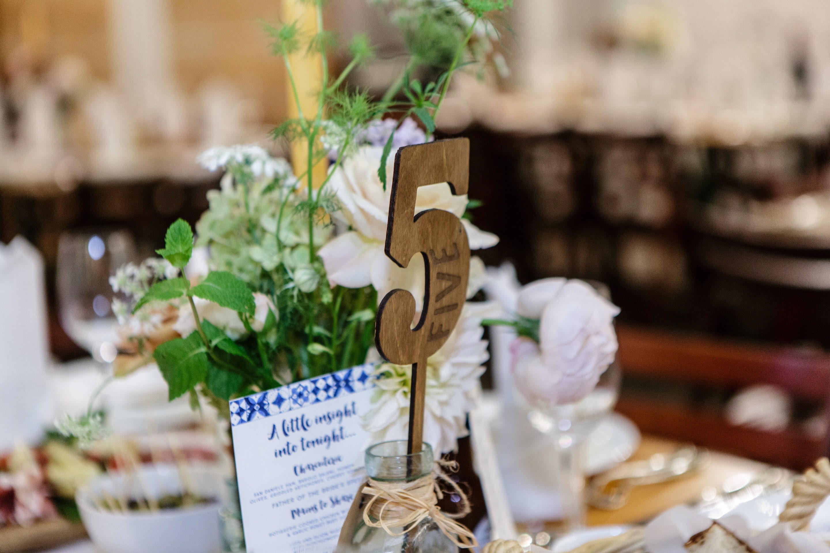 Rustic Wood Wedding Table Numbers Wedding Decor | Etsy