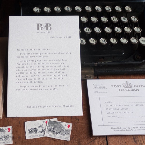 Typewriter Wedding - Etsy