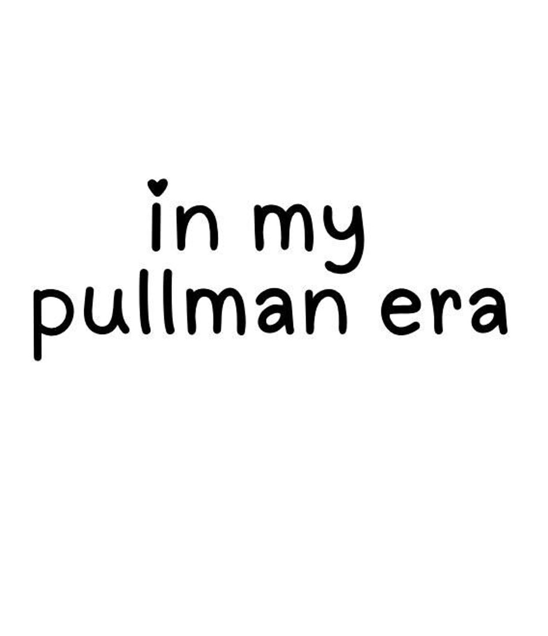 In My Pullman Era Sticker - Etsy