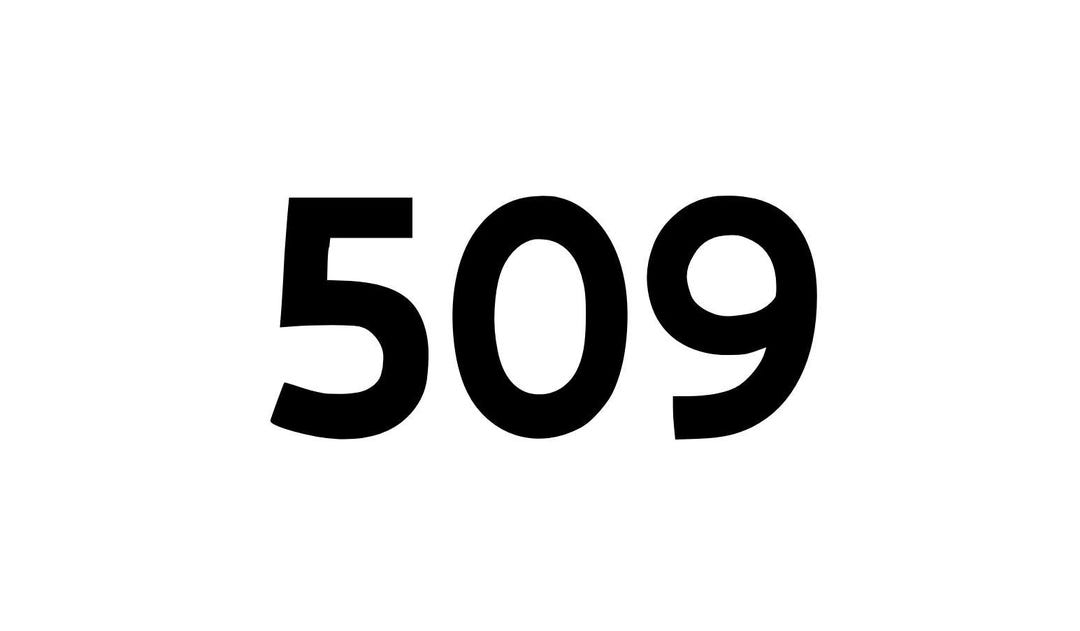 509 Area Code Sticker - Etsy