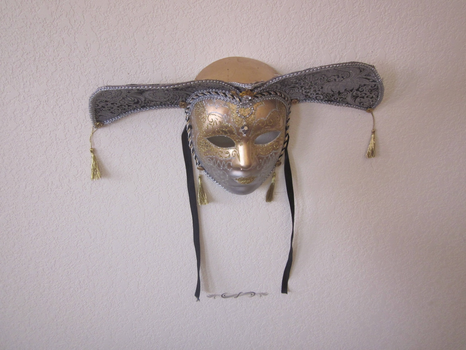 VENETIAN CARNEVALE MASK Italian Wallhanging Upcycled | Etsy