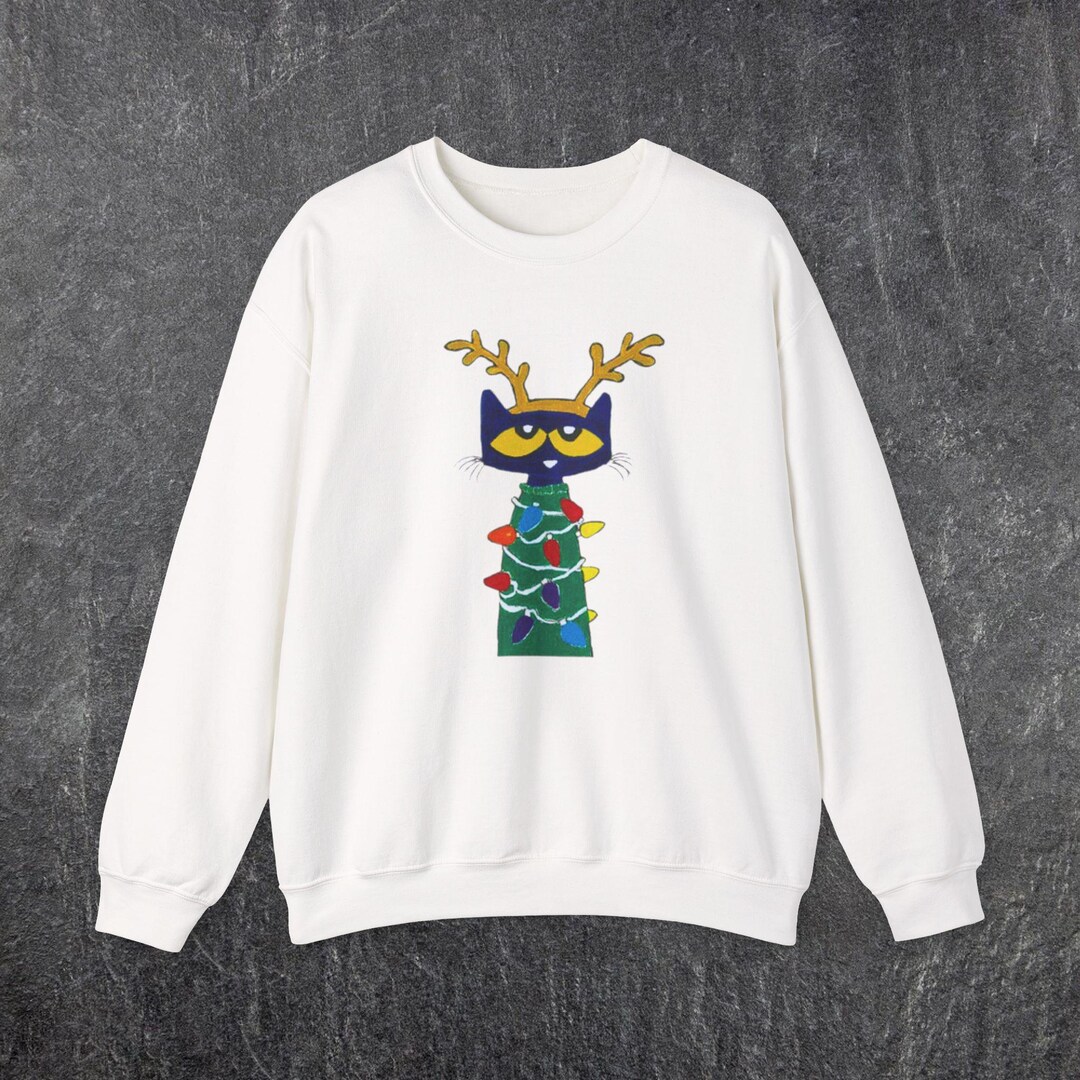 Pete the Cat Christmas Sweater - Etsy