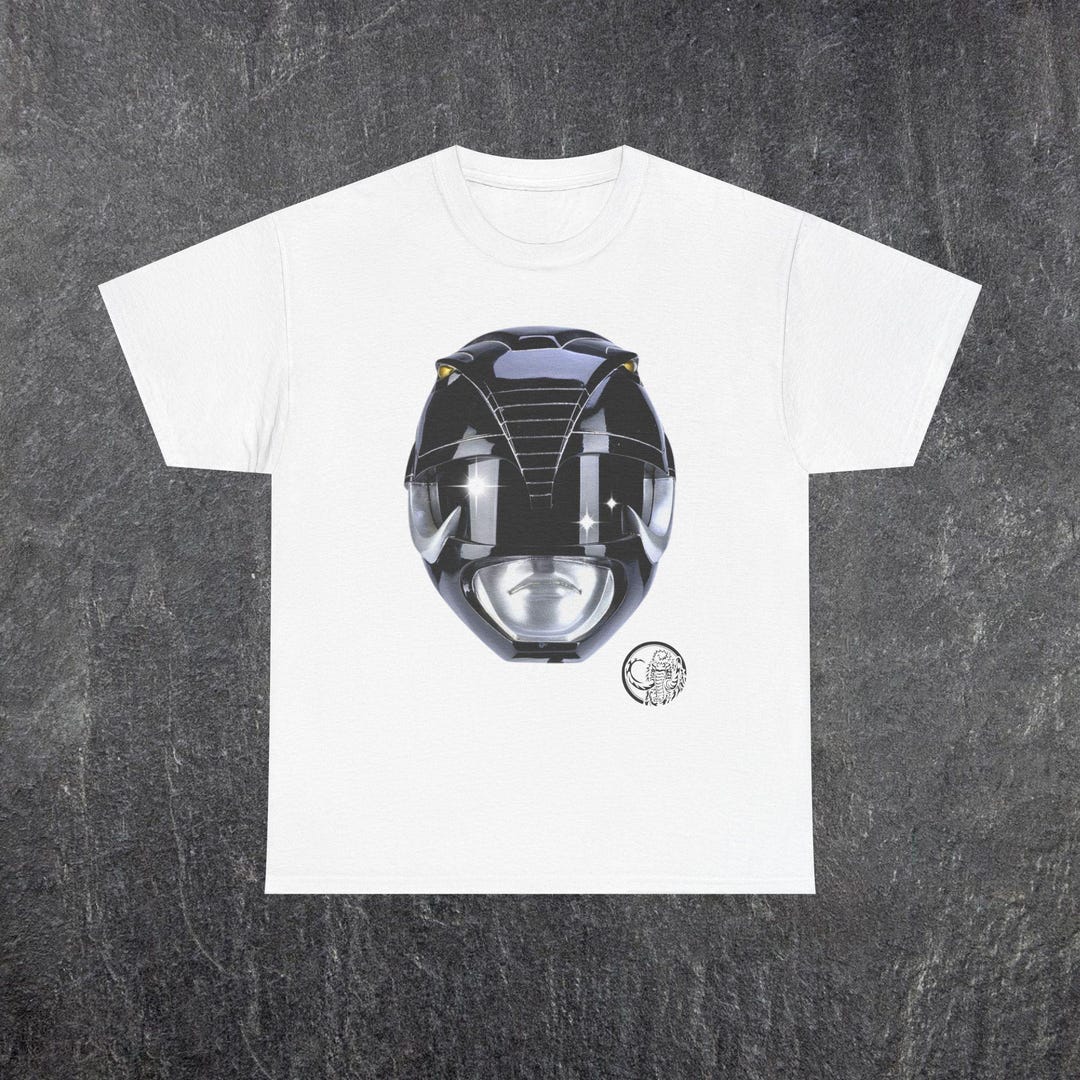 Black Power Ranger MMPR Tee - Etsy