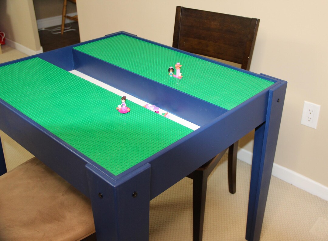 Building Bricks Table, Kids Play Table, Kids Table With Storage ...