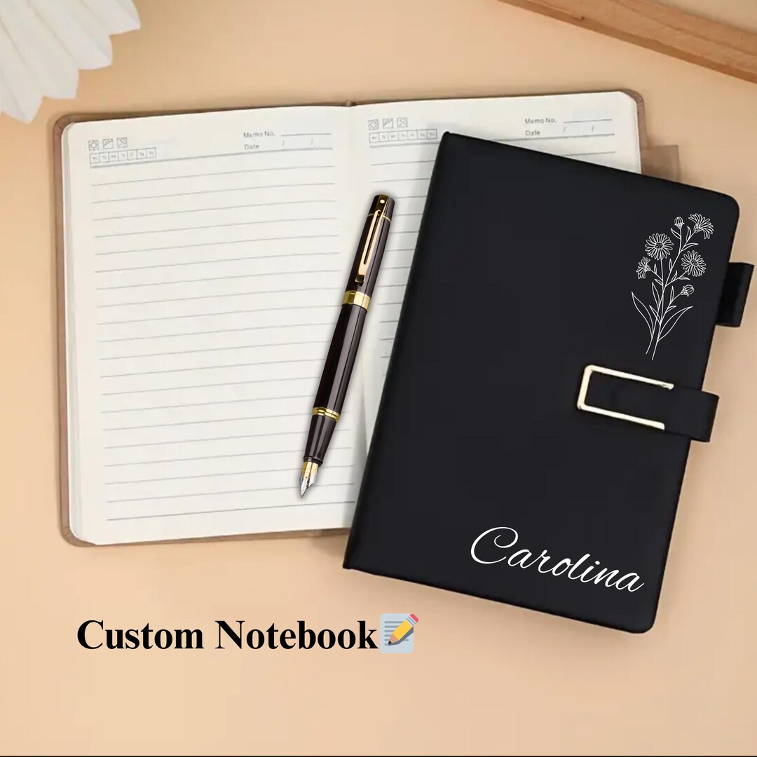 Custom Notebook Custom Journal Custom Text Book Notebook With Custom
