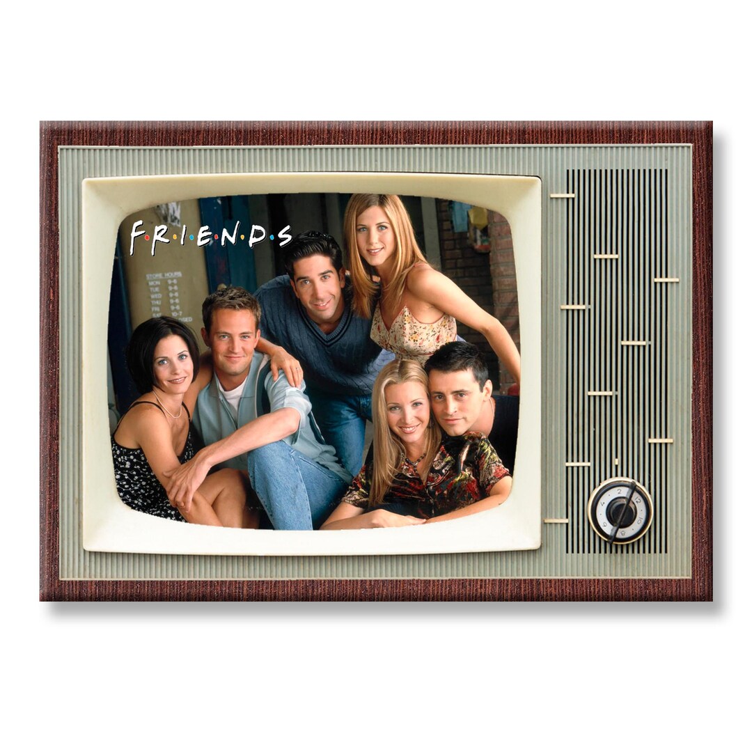Friends Classic TV Show Retro TV Fridge Magnet - Etsy