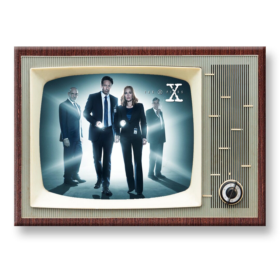 X Files Classic TV Show Retro TV Fridge Magnet - Etsy