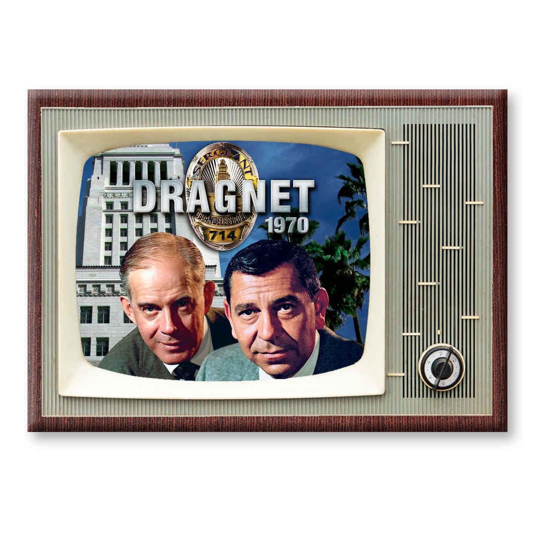 Dragnet Classic TV Show Retro TV Fridge Magnet - Etsy