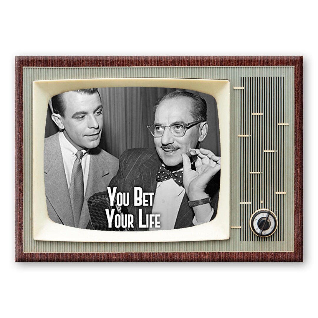 You Bet Your Life Classic TV Show Retro TV Fridge Magnet - Etsy